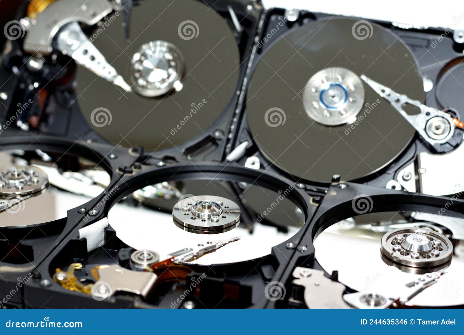 Computer Hard Disk Drive Storage Memory, Repair Broken Computer Part ...