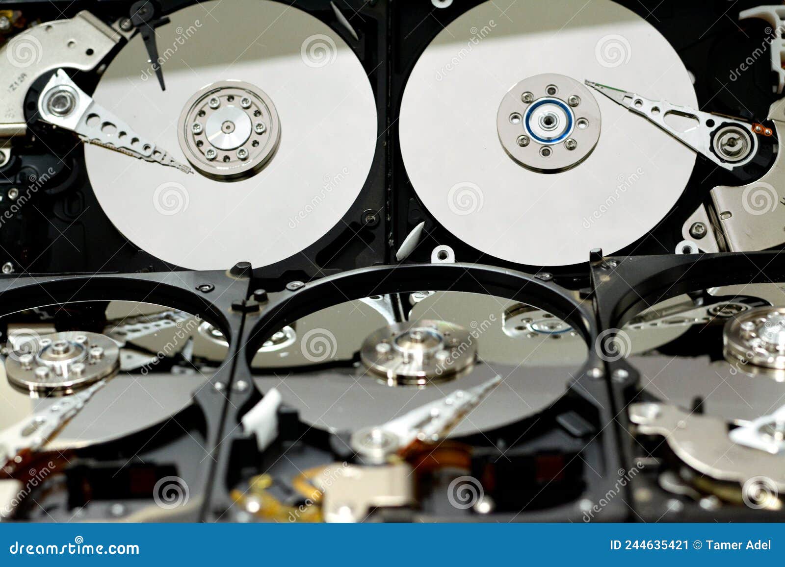 Computer Hard Disk Drive Storage Memory, Repair Broken Computer Part ...