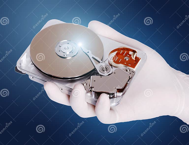 Computer hard disk stock photo. Image of clean, information - 90317642