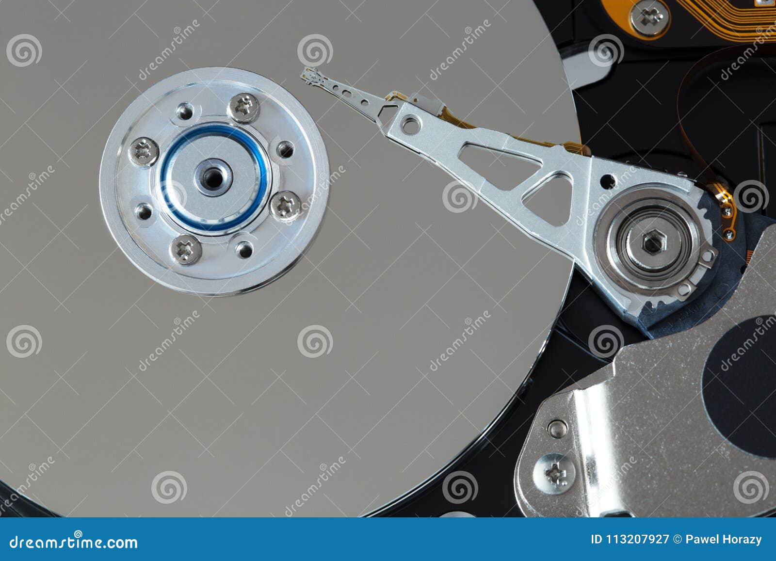 Computer Hard Disk - Interior 2 Stock Image - Image of drive, disk ...