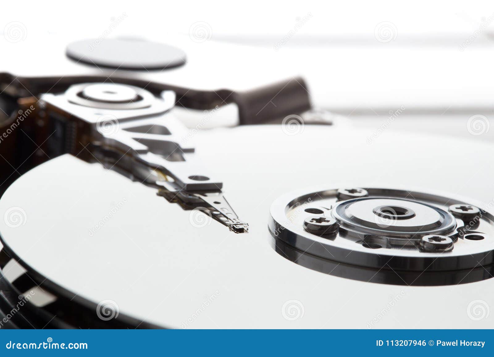 Computer Hard Disk - Interior 1 Stock Photo - Image of mechanical ...