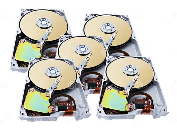 Computer Hard Disks stock photo. Image of device, memory - 9536010