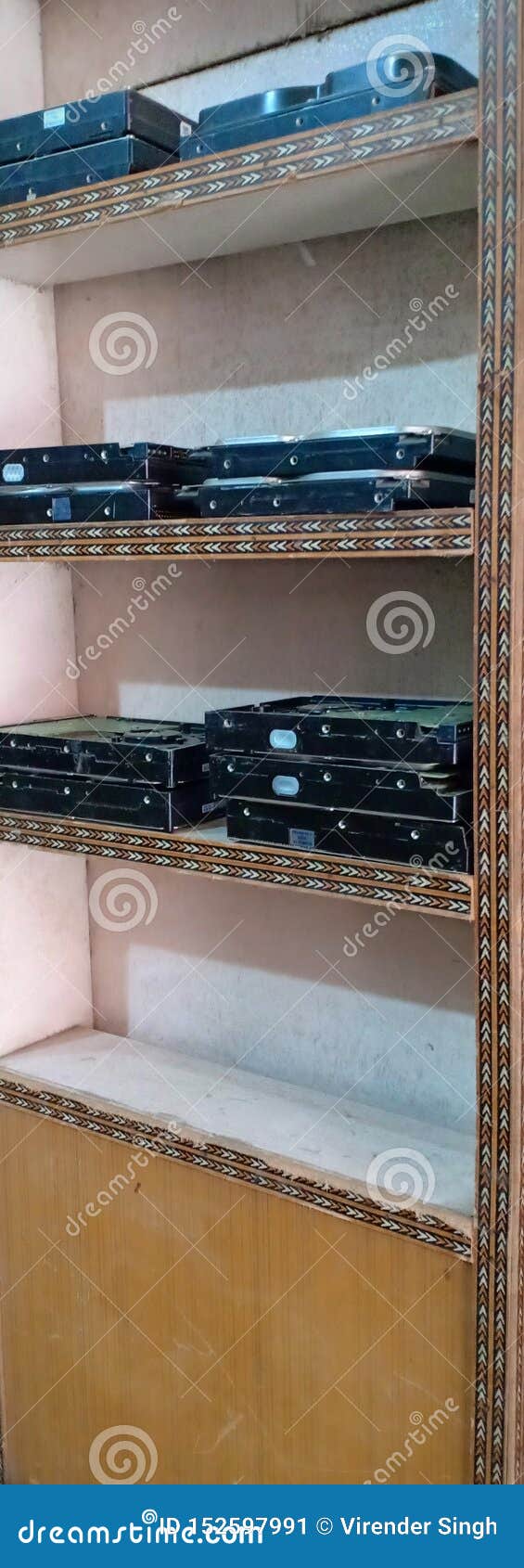 Hard Disk Shelves stock image. Image of disk, disks - 152597991