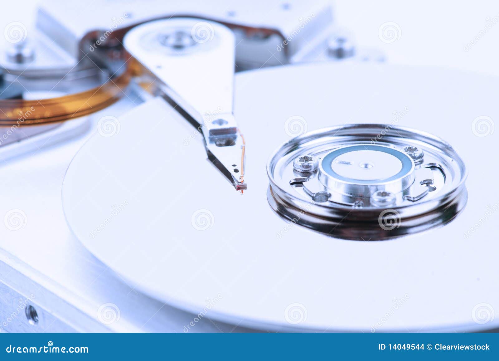 Computer hard drive stock photo. Image of computer, inside - 14049544