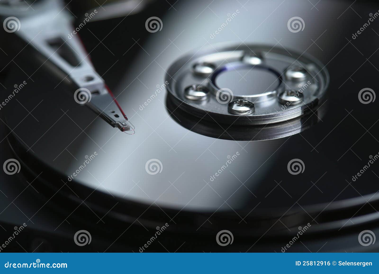 Computer Hard Drive stock photo. Image of monochrome - 25812916