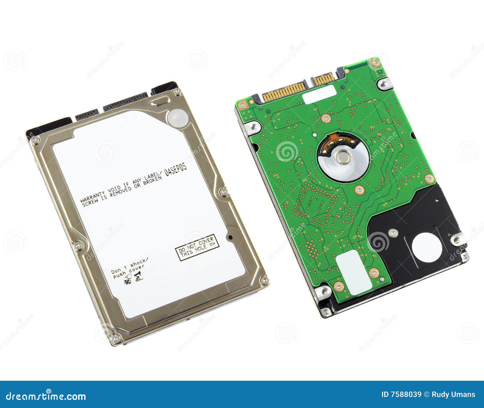Computer hard drive stock image. Image of equipment, internal - 7588039
