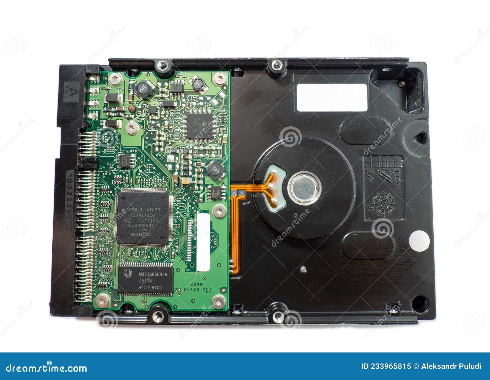 Computer Hard Drive. Electronics. Modern Technologies Stock Image ...