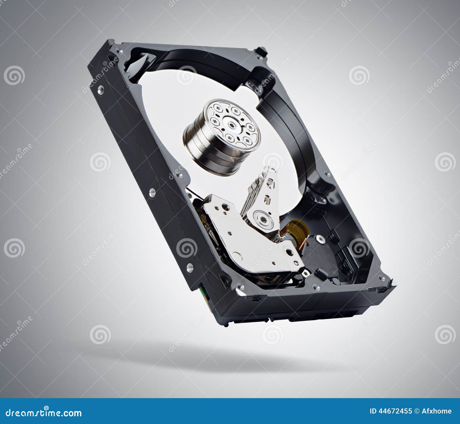 Computer hard drive. stock image. Image of data, platter - 44672455