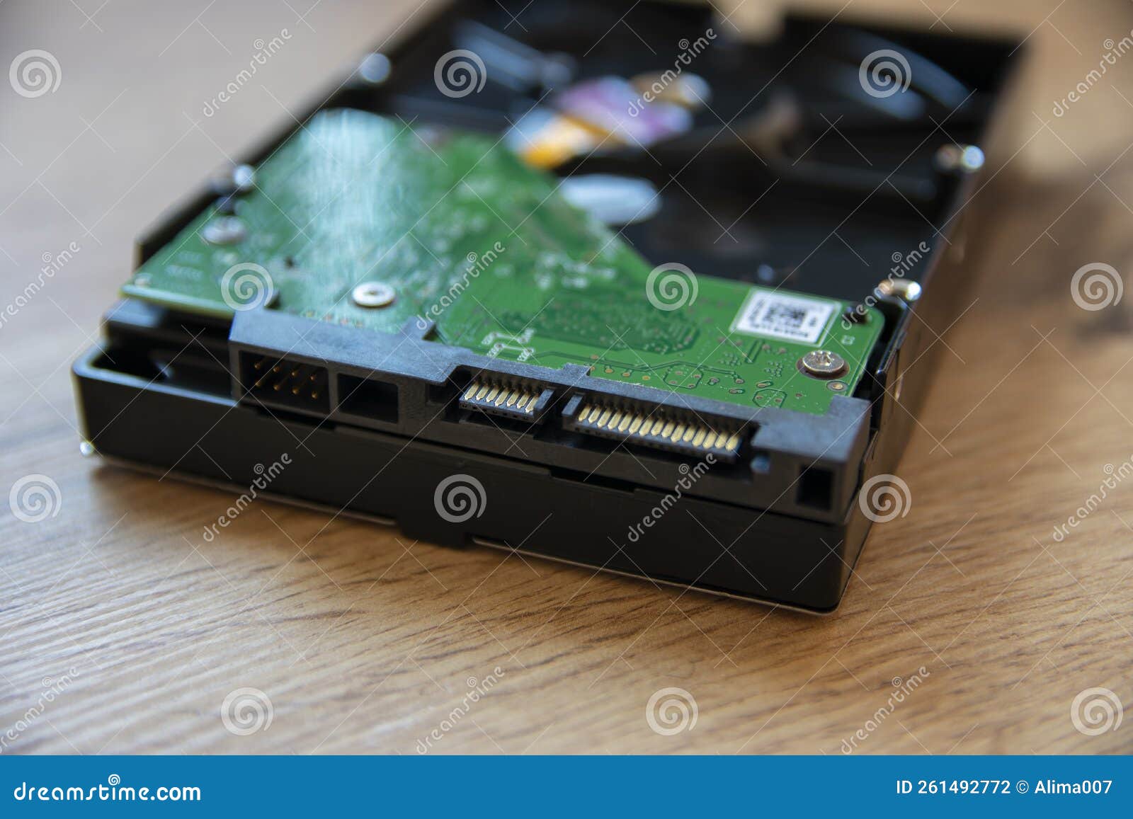 Computer Hard Drive, SATA Detail Stock Photo - Image of drive, people ...