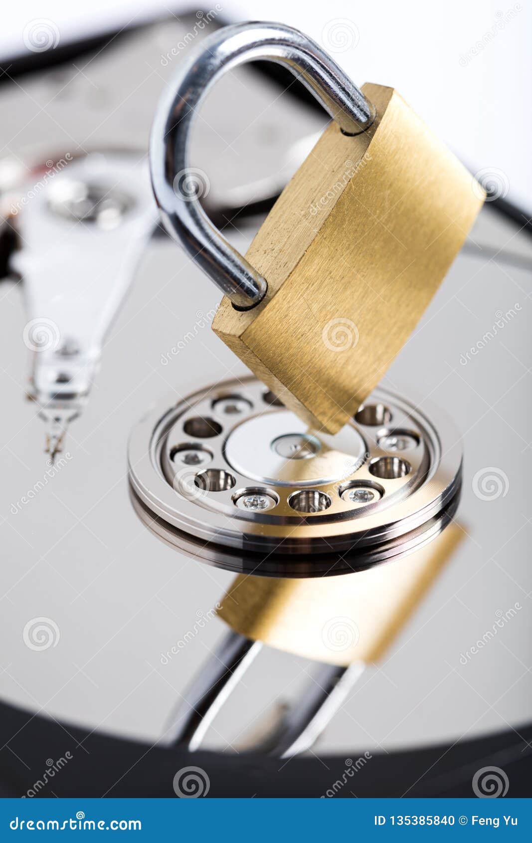 Computer Hard Drive Security Stock Photo - Image of disk, hard: 135385840
