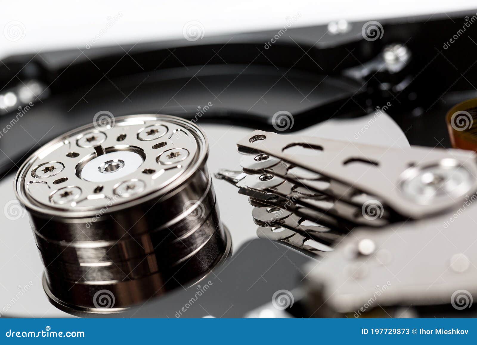 Computer Hard Drive for Storing Large Amounts of Information Stock ...