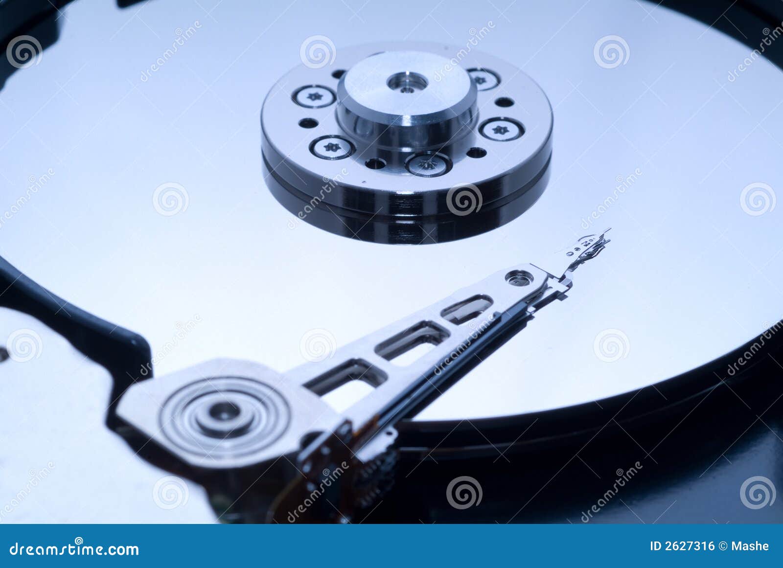 Computer harddrive. stock photo. Image of harddisc, diskdrive - 2627316