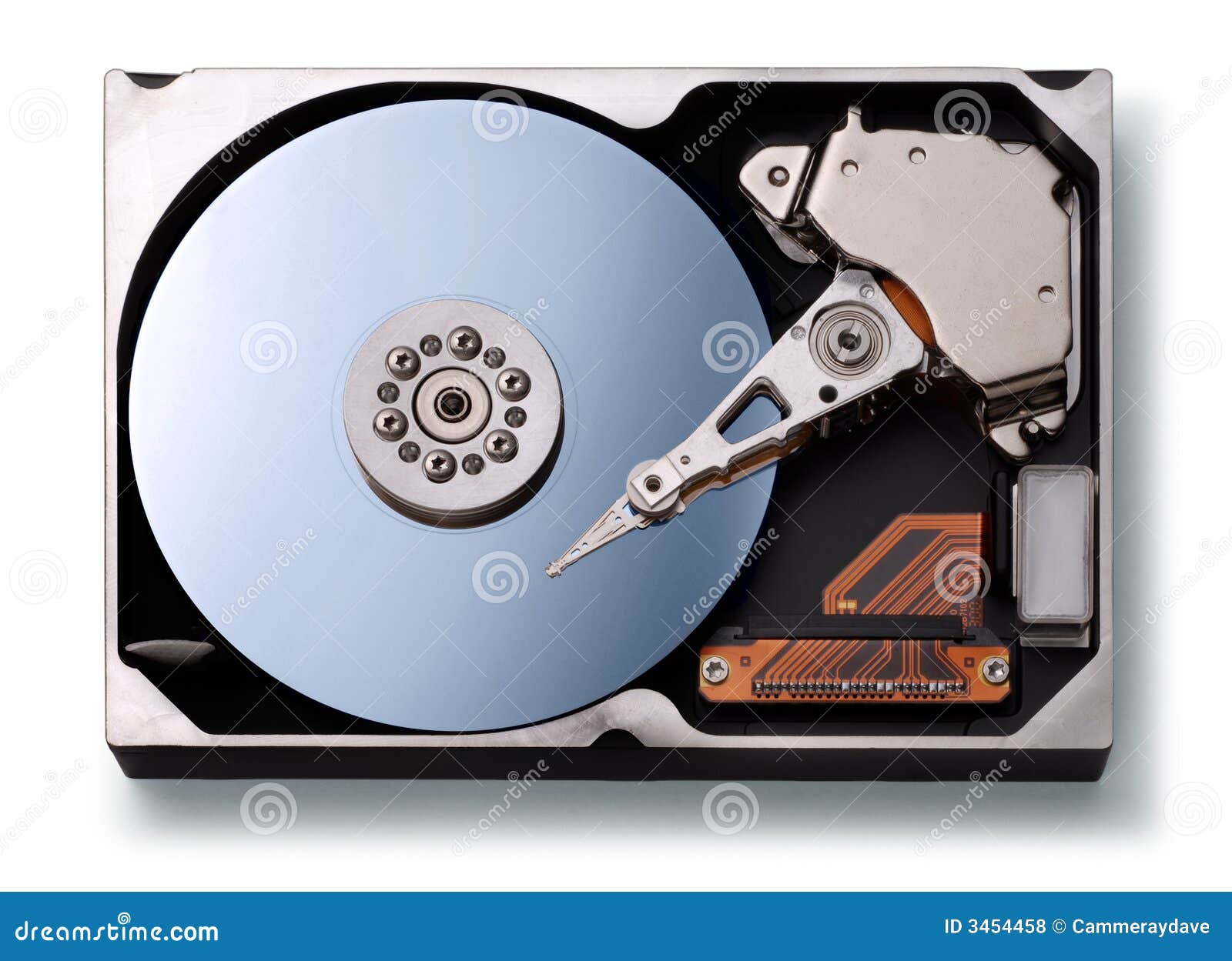 Computer Hardrive stock foto. Image of moeilijk, extern - 3454458