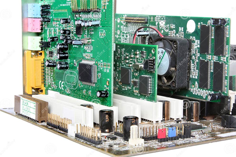 Computer Hardware stock image. Image of macro, electricity - 12392985