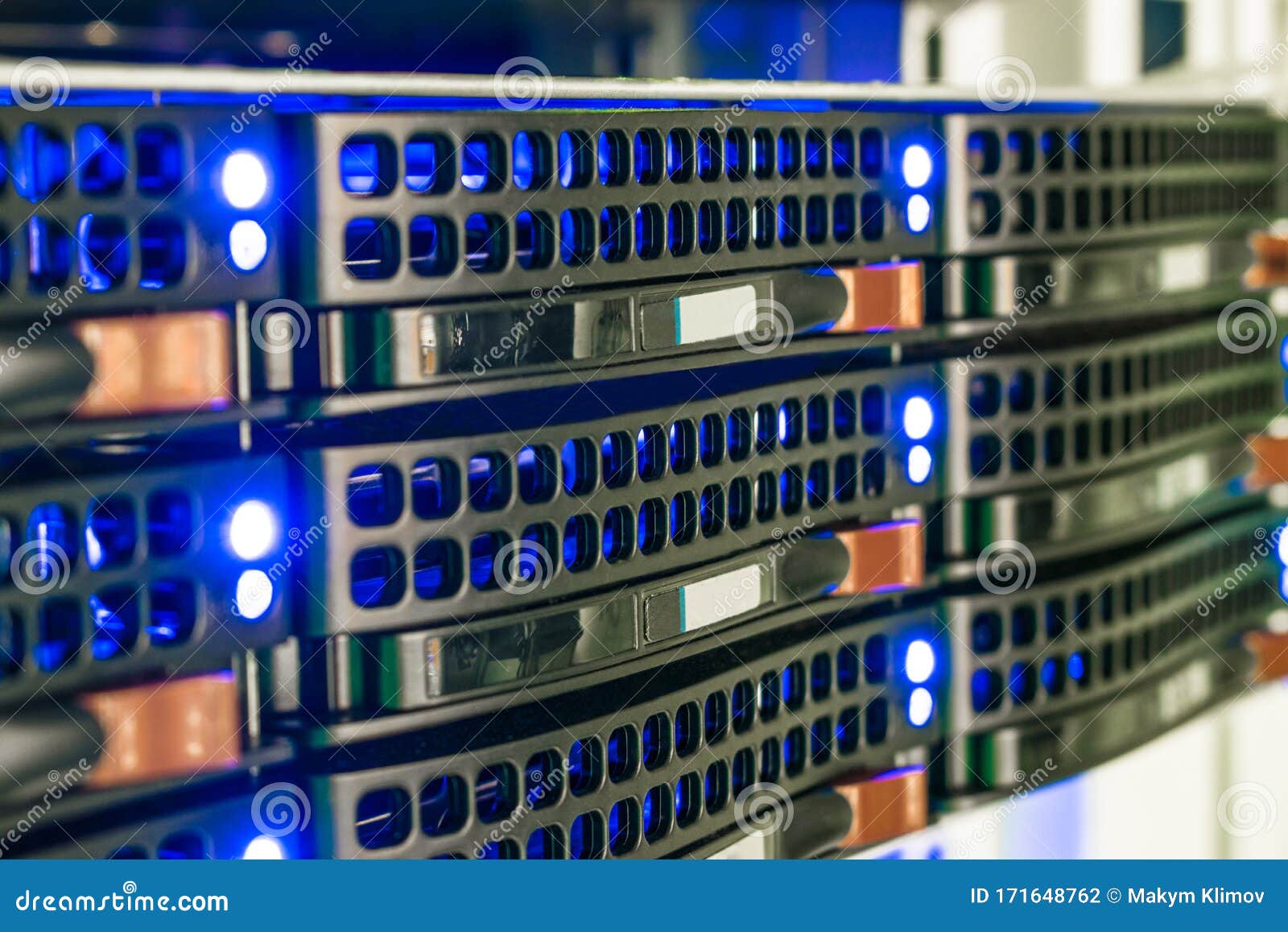 Computer Hardware is on the Hosting Site of the Internet Provider ...