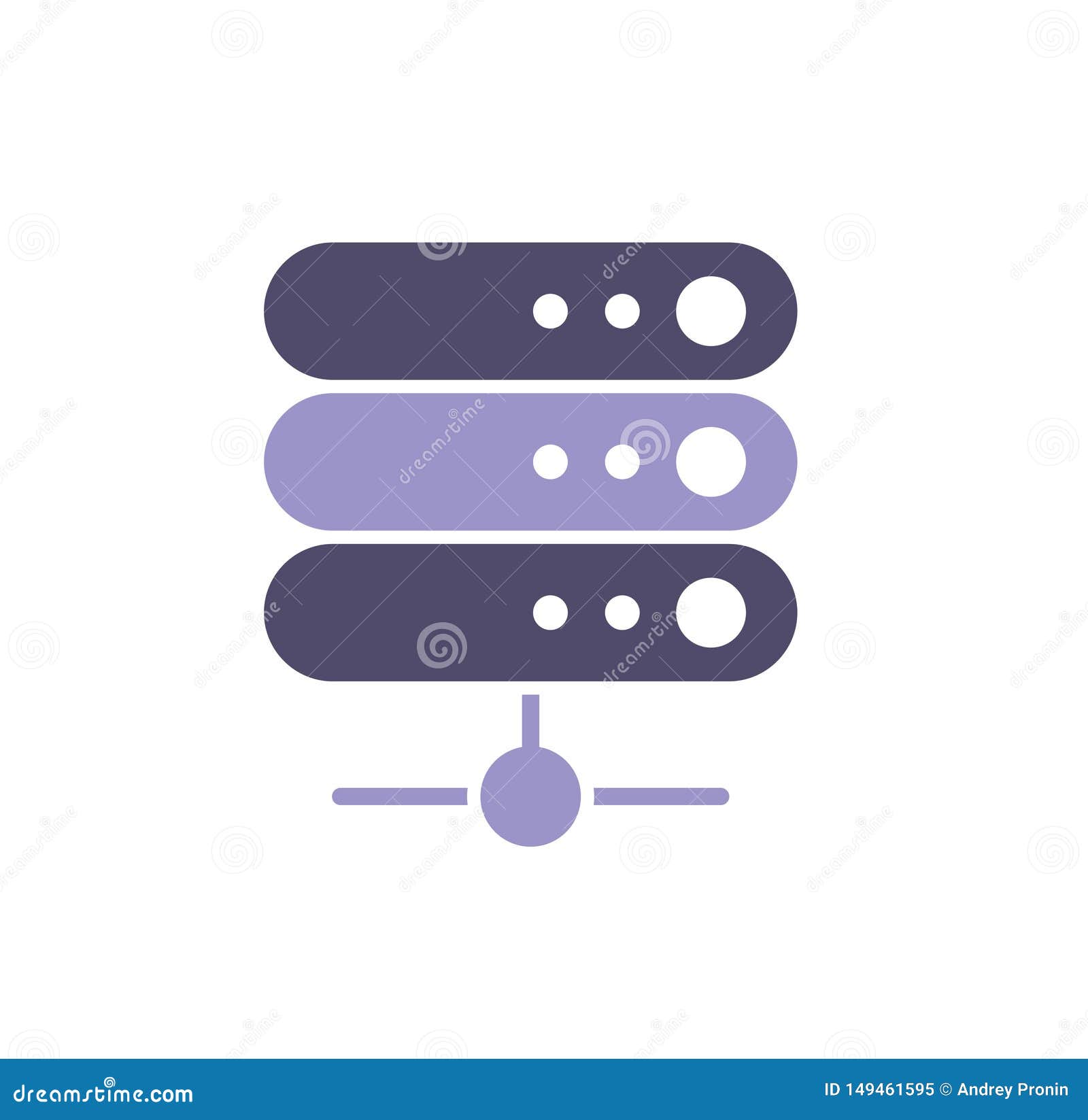 Computer Hardware Icon on Background for Graphic and Web Design. Simple ...