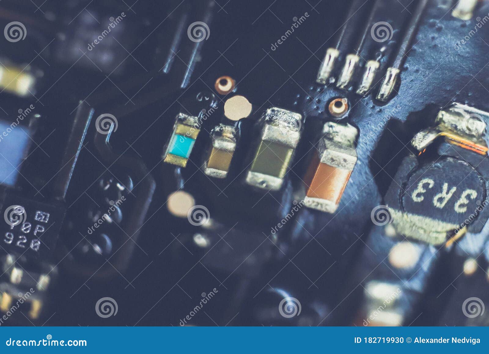 Computer Hardware Macro Closeup Texture Stock Photo - Image of iron ...