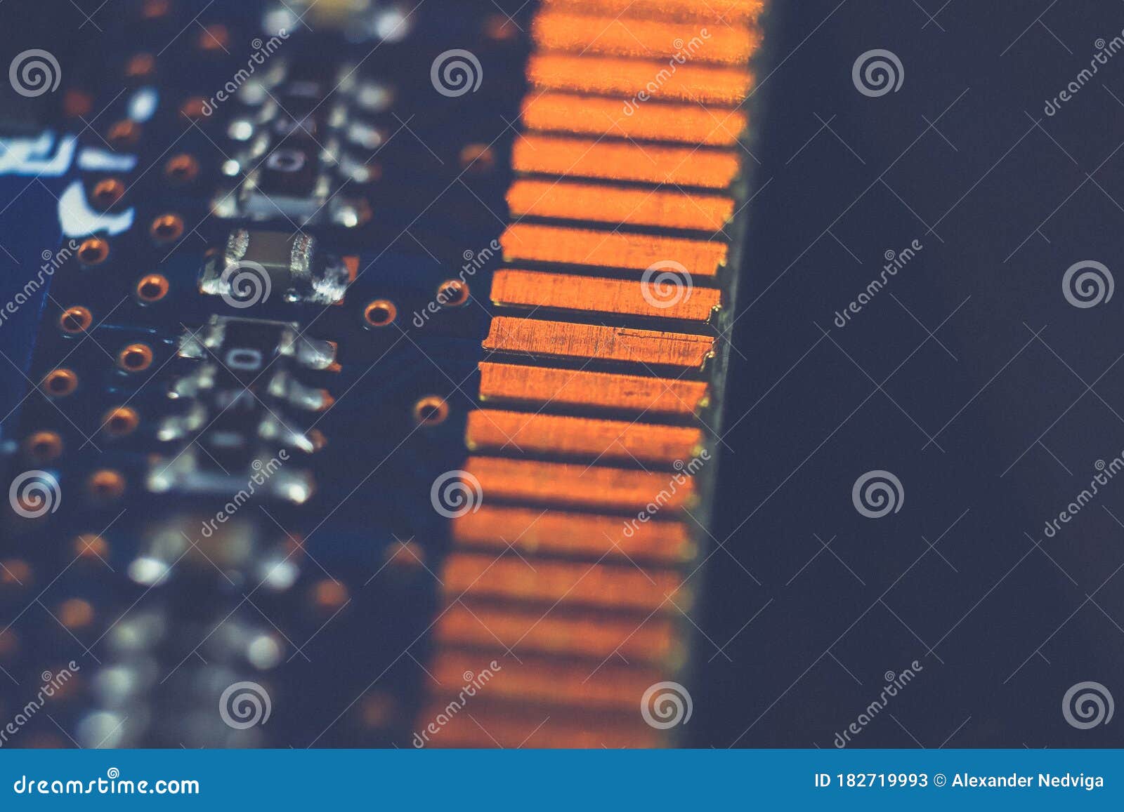 Computer Hardware Macro Closeup Texture Stock Image - Image of surface ...