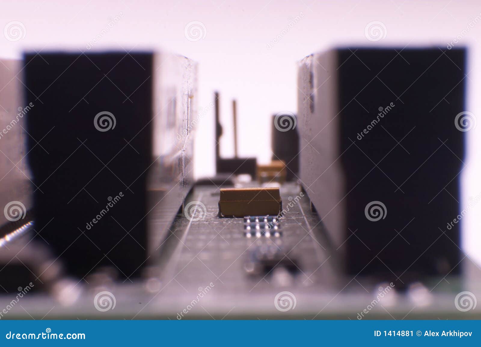 Computer Hardware - Motherboard Stock Image - Image of component, chip ...