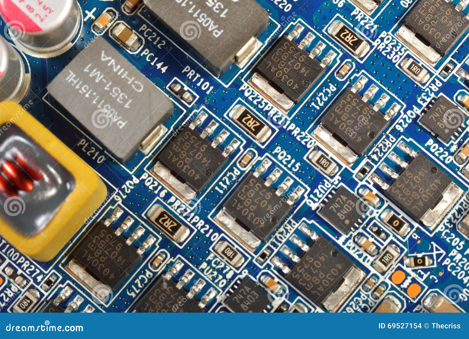 Computer Hardware Motherboard Stock Photo - Image of colors, abstract ...