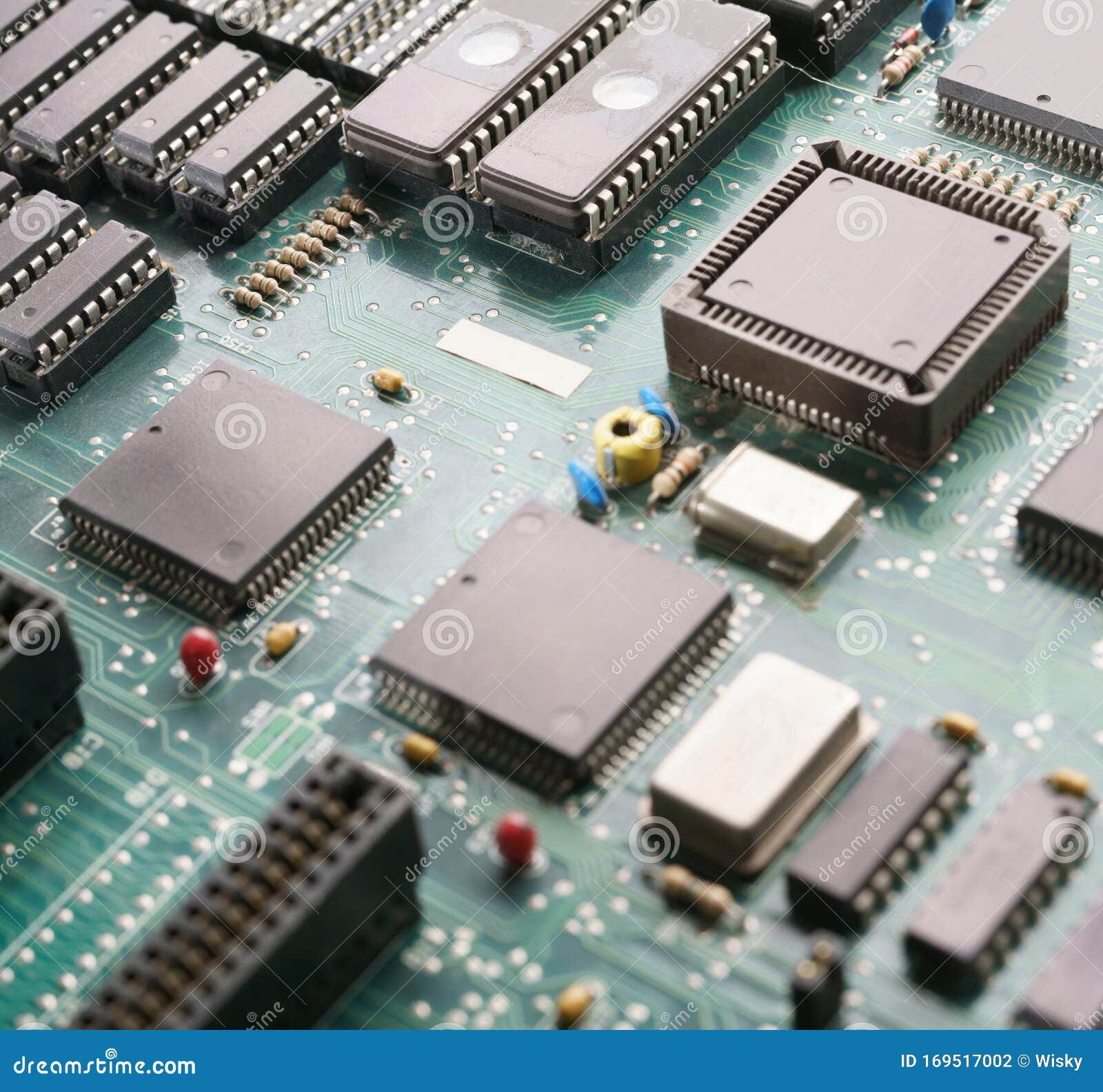 Computer Hardware, Motherboard Stock Photo - Image of hardware ...