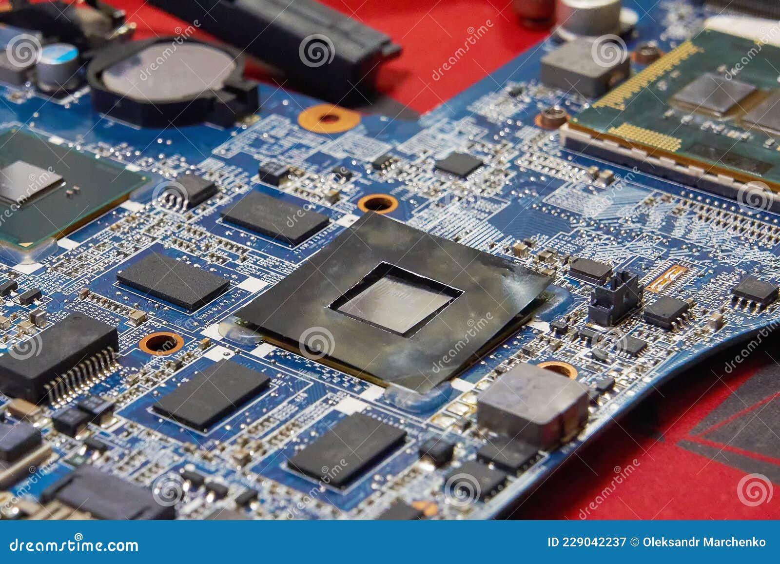 Computer Hardware Motherboard Semiconductor, Microchips, Hardware ...