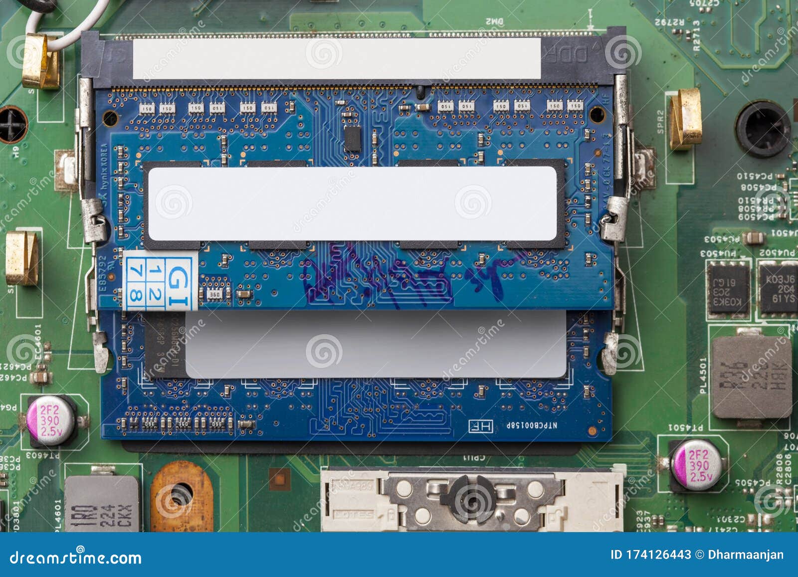 COMPUTER HARDWARE of RAM stock image. Image of safety - 174126443