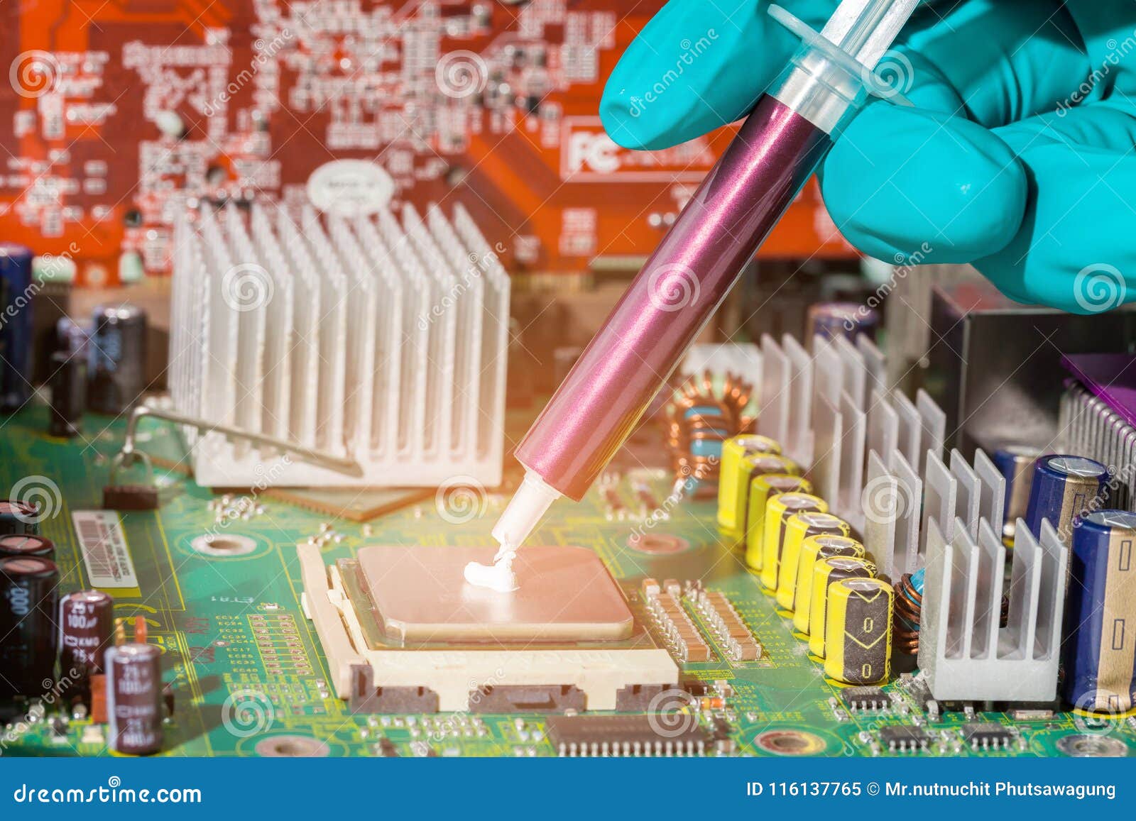 Computer Hardware Repair and Fixing Concept Stock Image - Image of ...