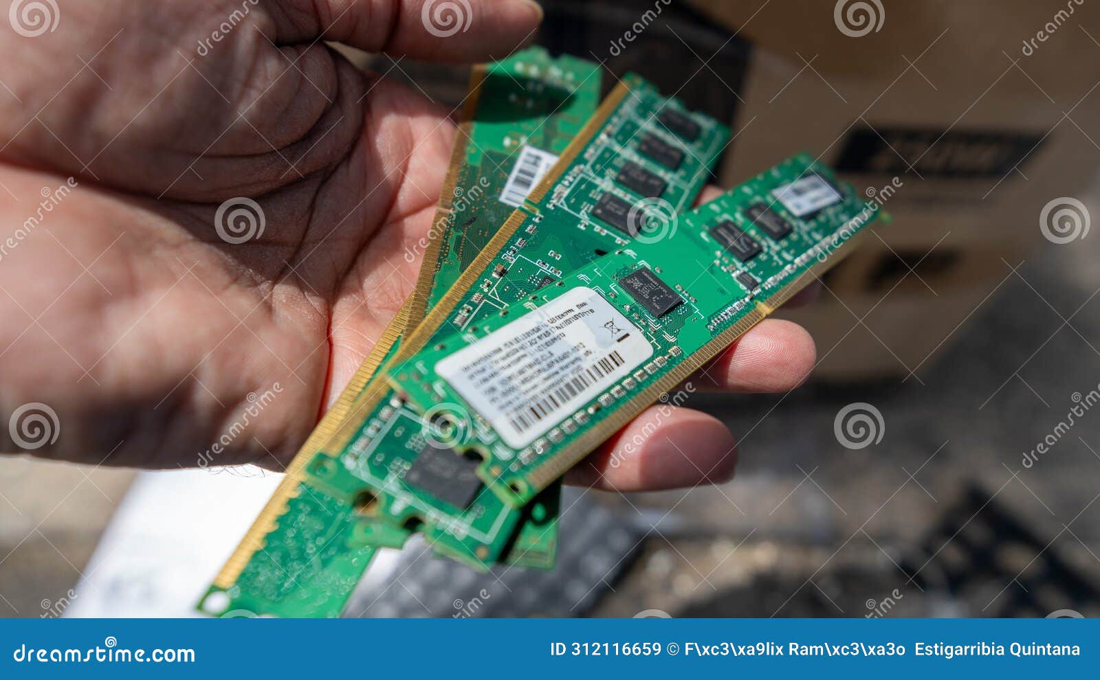 It and Computer Parts Thrown on the Floor Stock Image - Image of ...