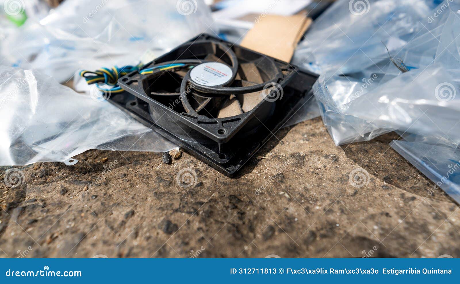 It and Computer Parts Thrown on the Floor Stock Image - Image of suzano ...