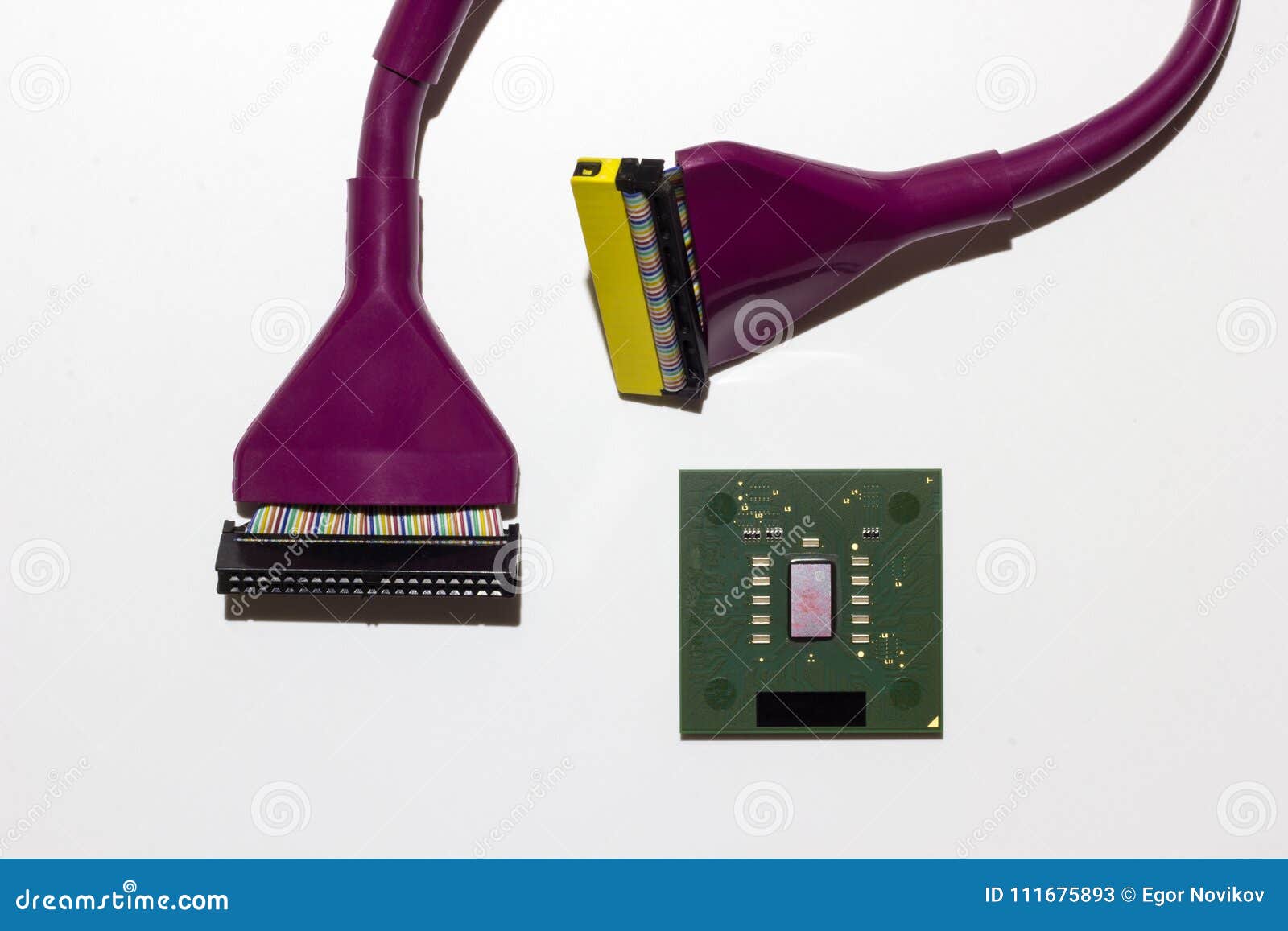 Computer Hardware on White Background Concept Close Up Stock Image ...
