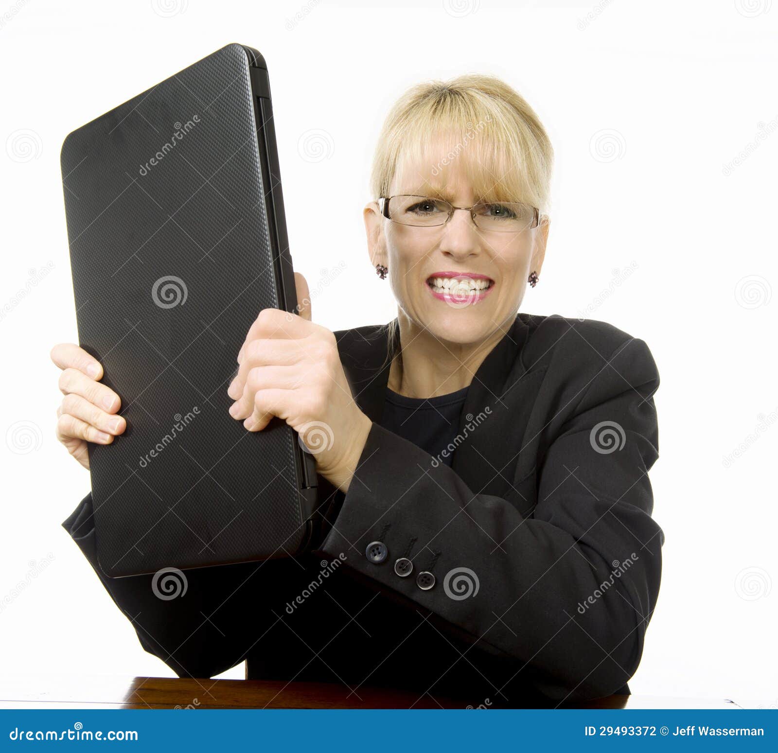 This computer has to go! stock photo. Image of screen - 29493372