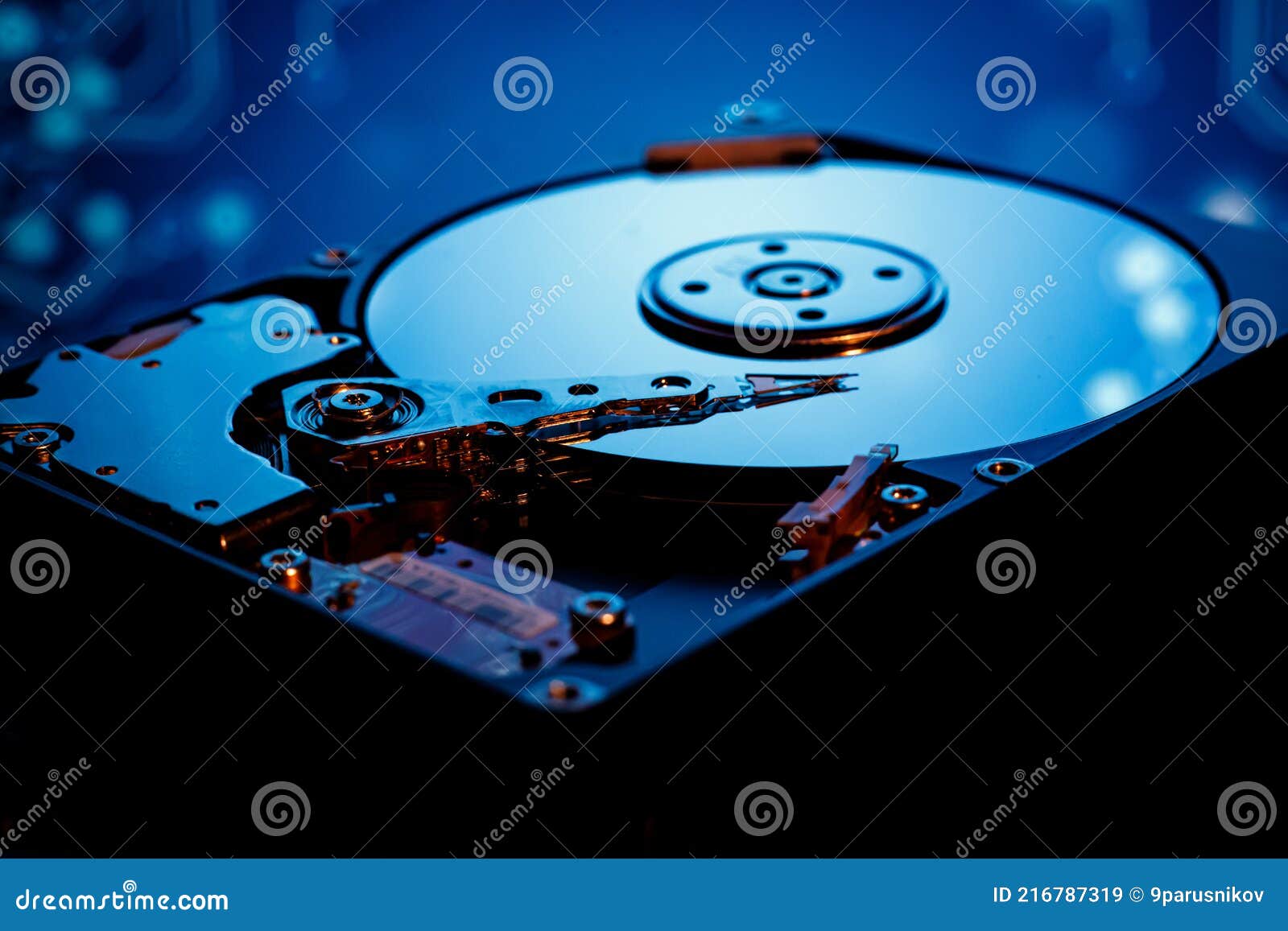 Computer HDD Hard Disk Drive Stock Image - Image of hard, file: 216787319