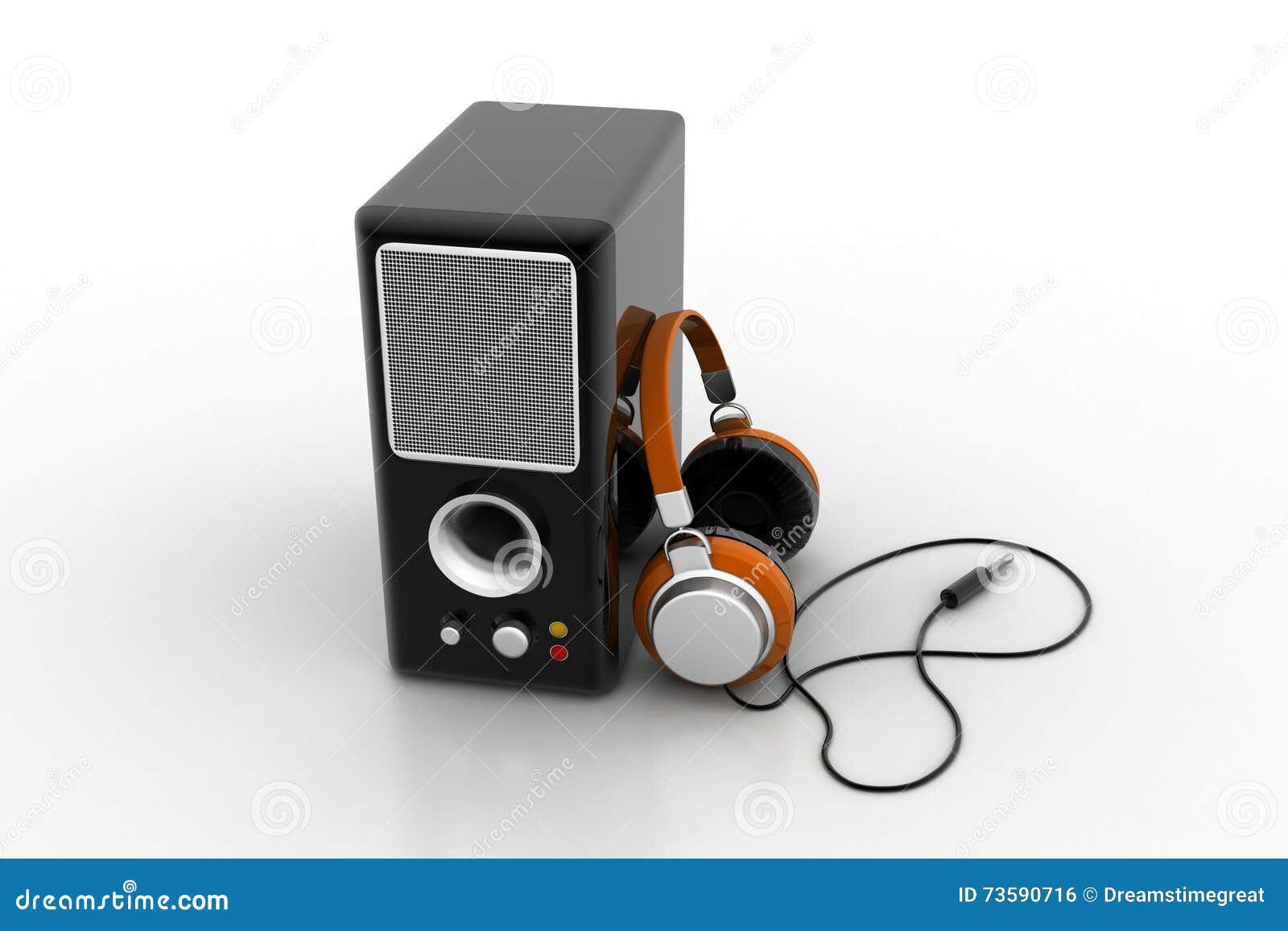 Computer head set stock illustration. Illustration of computer - 73590716