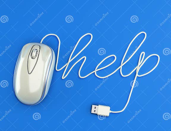 Computer help stock illustration. Illustration of reflection - 31433642