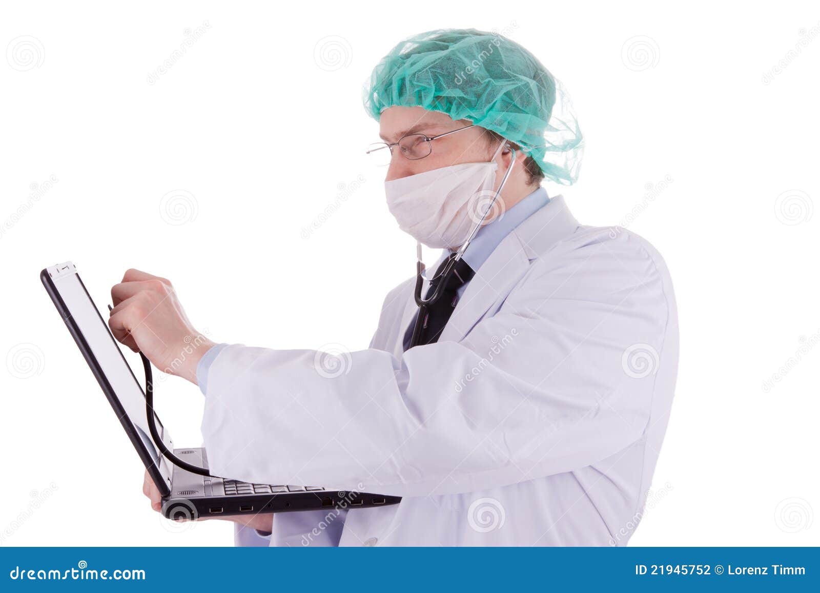 The computer hospital stock photo. Image of professional - 21945752
