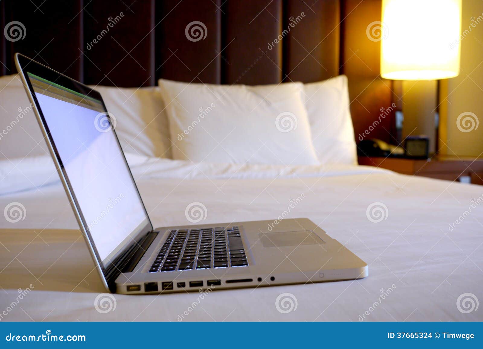 Computer in hotel room stock photo. Image of travel, business - 37665324