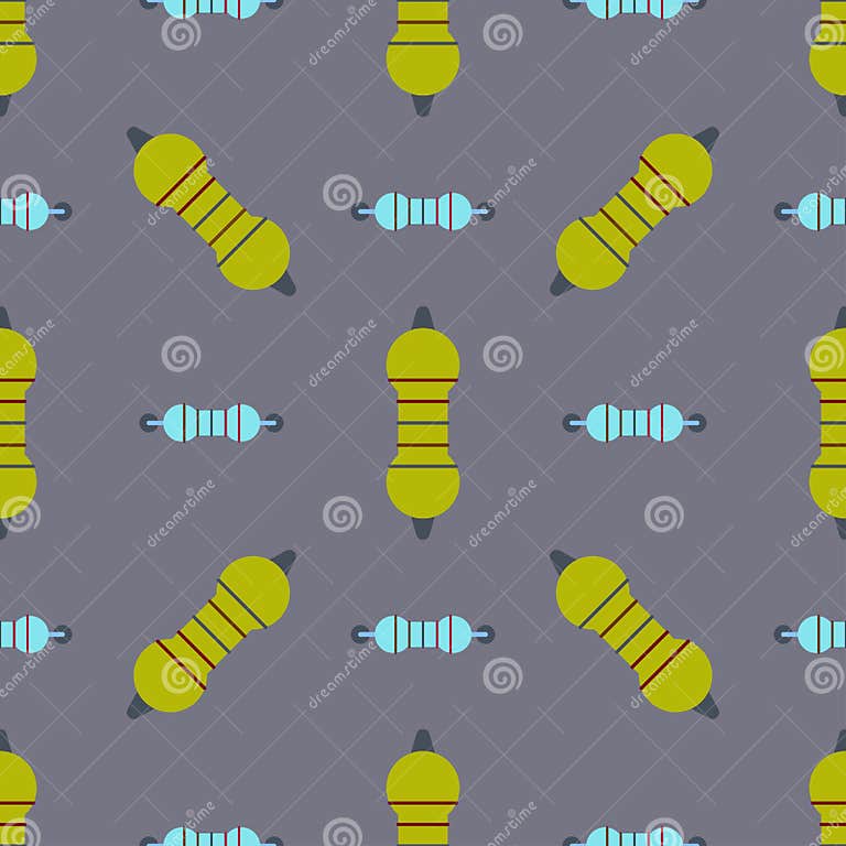 Computer IC Chip Template Microchip Seamless Pattern Background Circuit ...