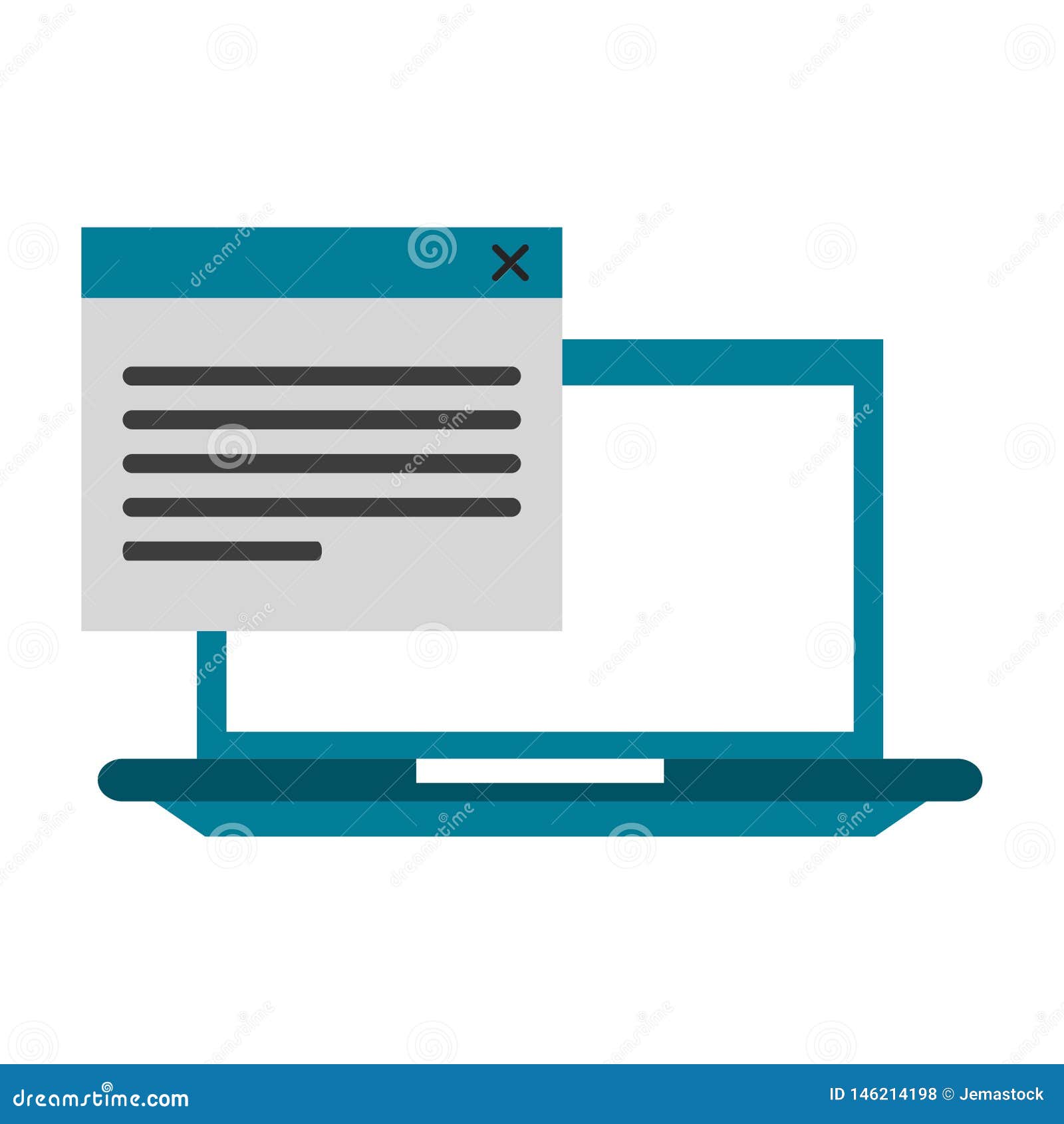 Computer icon cartoon stock vector. Illustration of equipment - 146214198