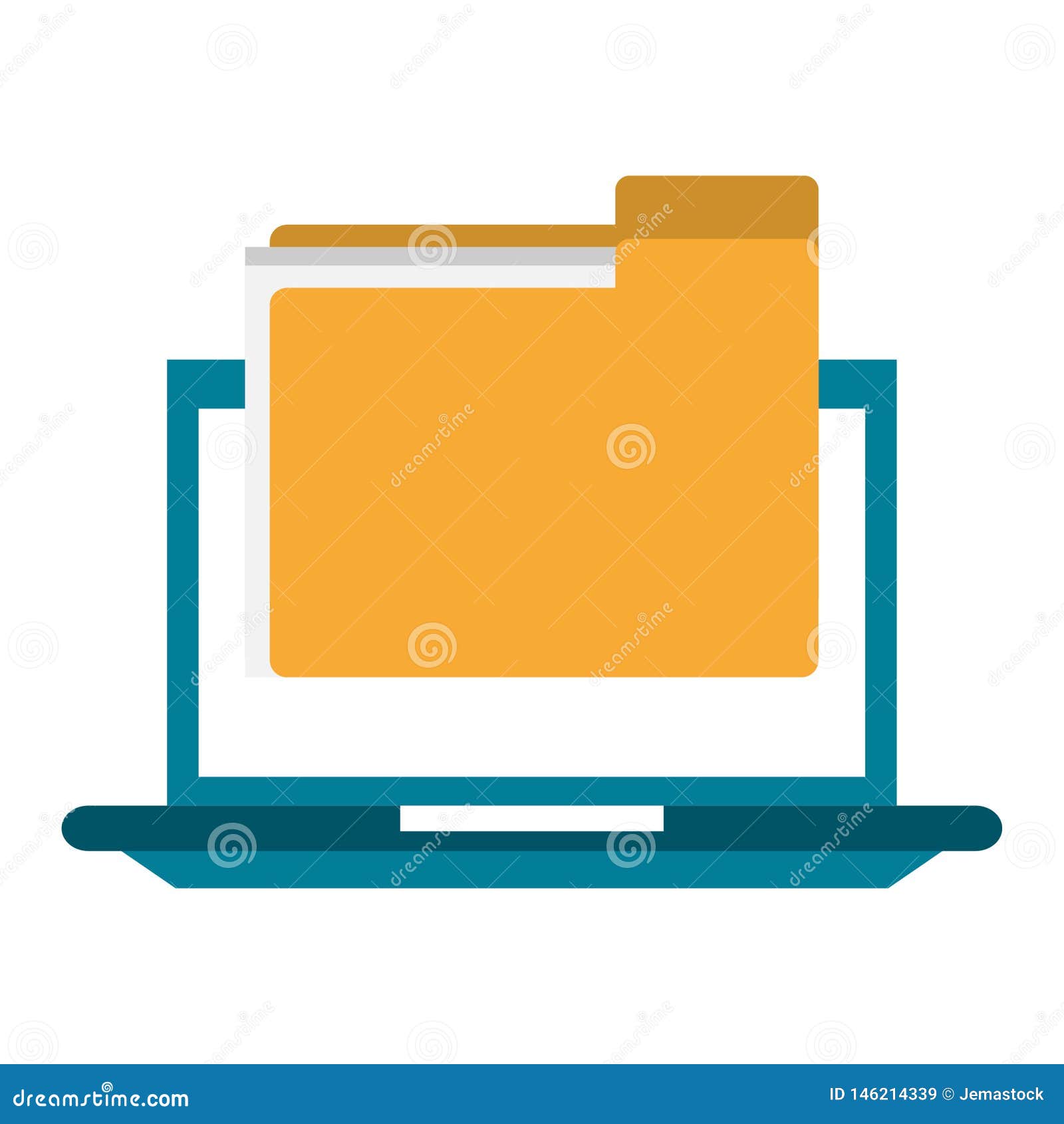 Computer icon cartoon stock vector. Illustration of icon - 146214339