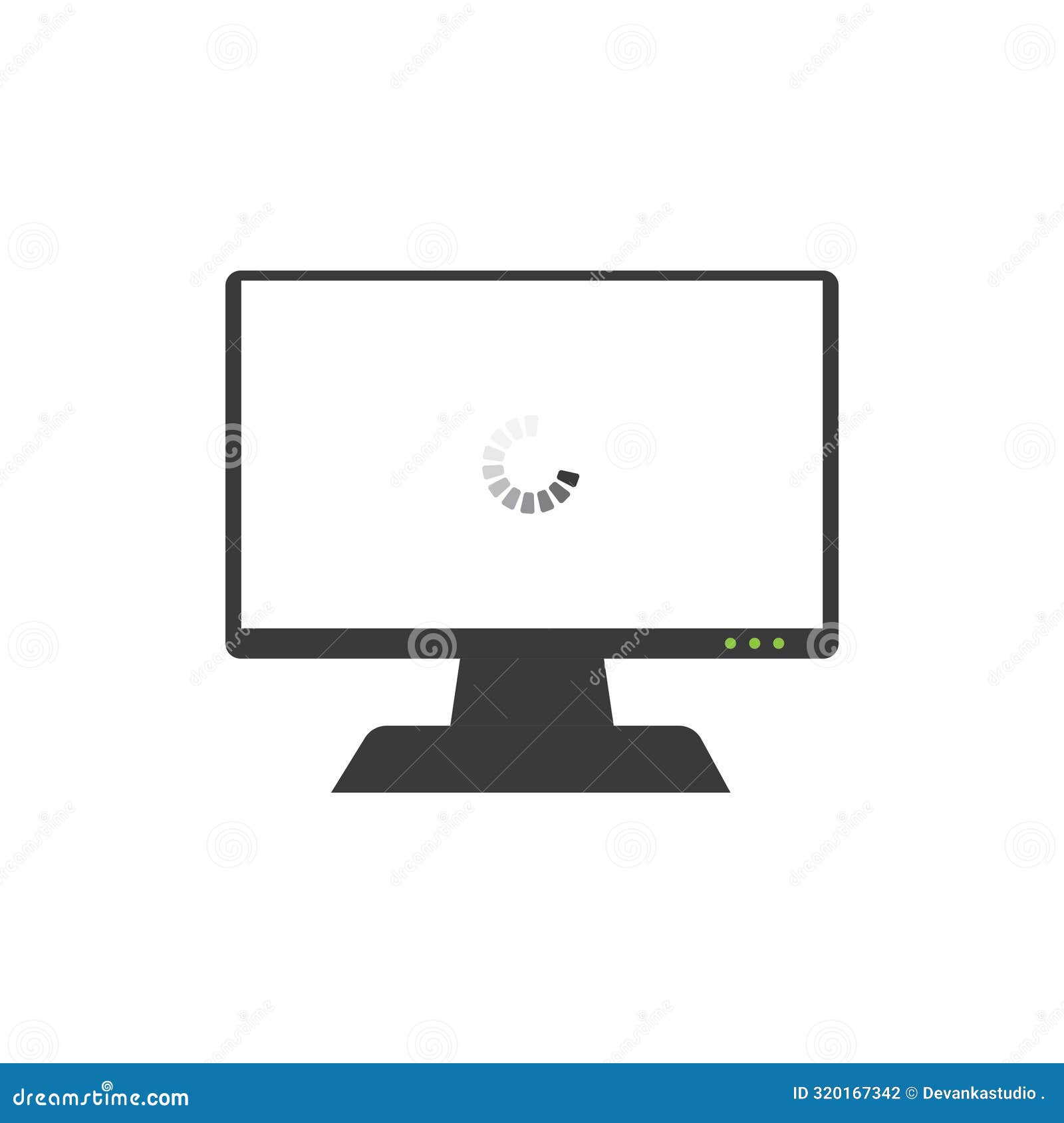Computer icon flat design stock vector. Illustration of graphic - 320167342