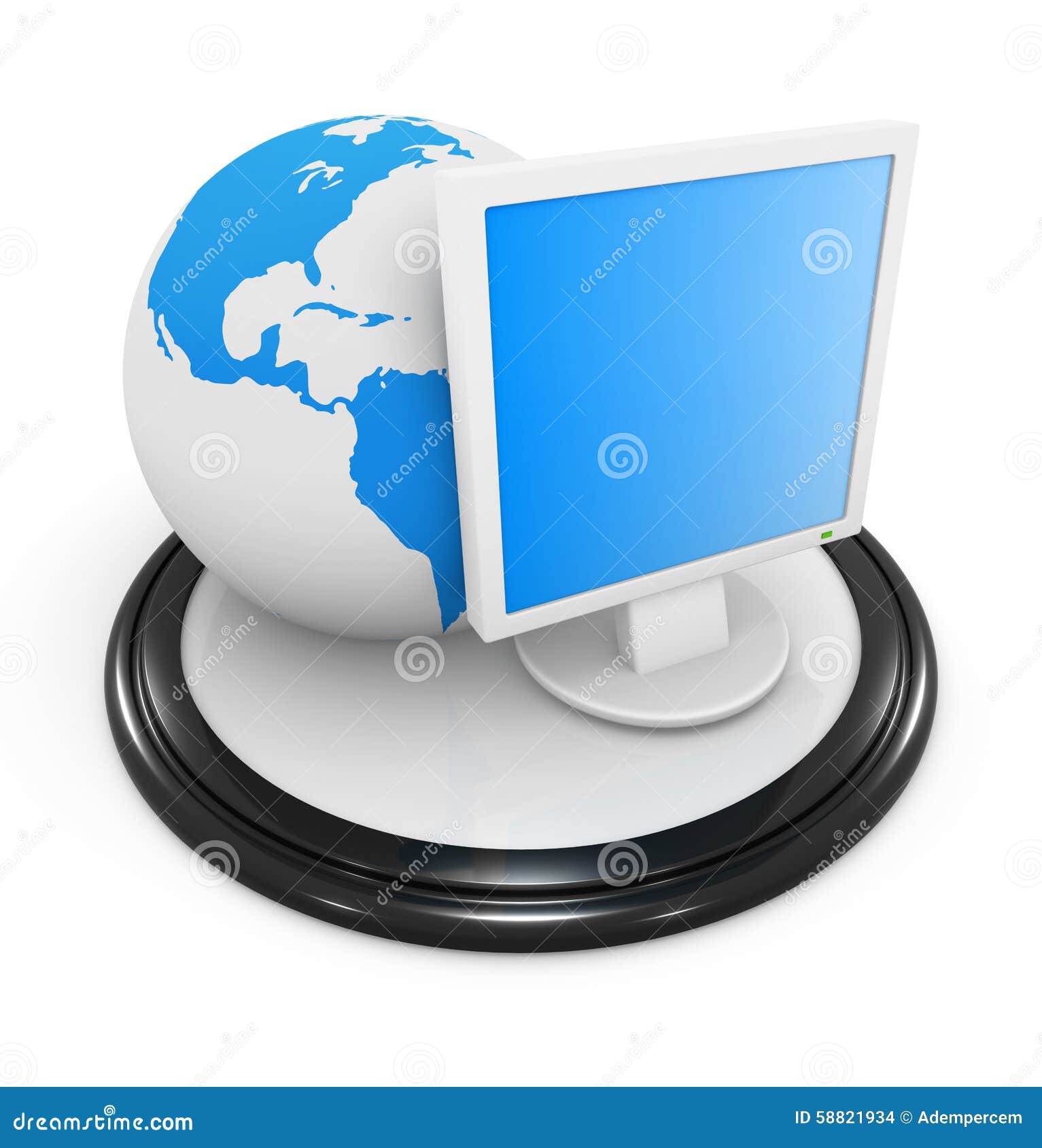 Computer icon stock illustration. Illustration of isolated - 58821934