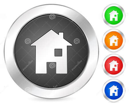 Computer icon house stock vector. Illustration of symbol - 9678206