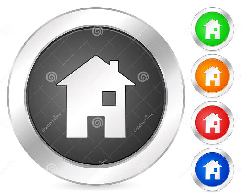 Computer icon house stock vector. Illustration of symbol - 9678206