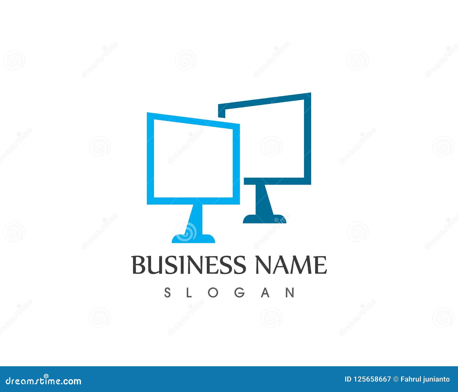 Computer icon logo vector stock vector. Illustration of professional ...