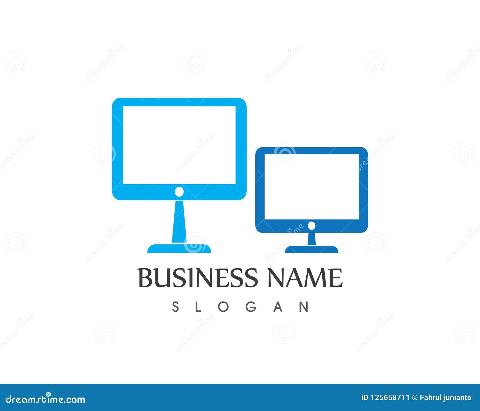 Computer icon logo vector stock vector. Illustration of technologies ...