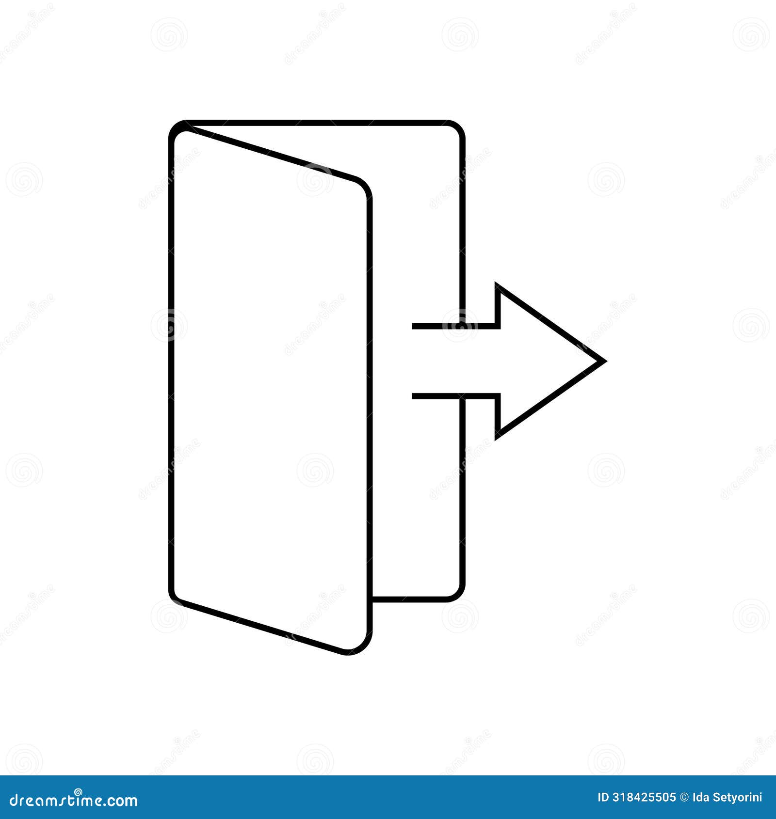 Computer icon logout stock illustration. Illustration of label - 318425505