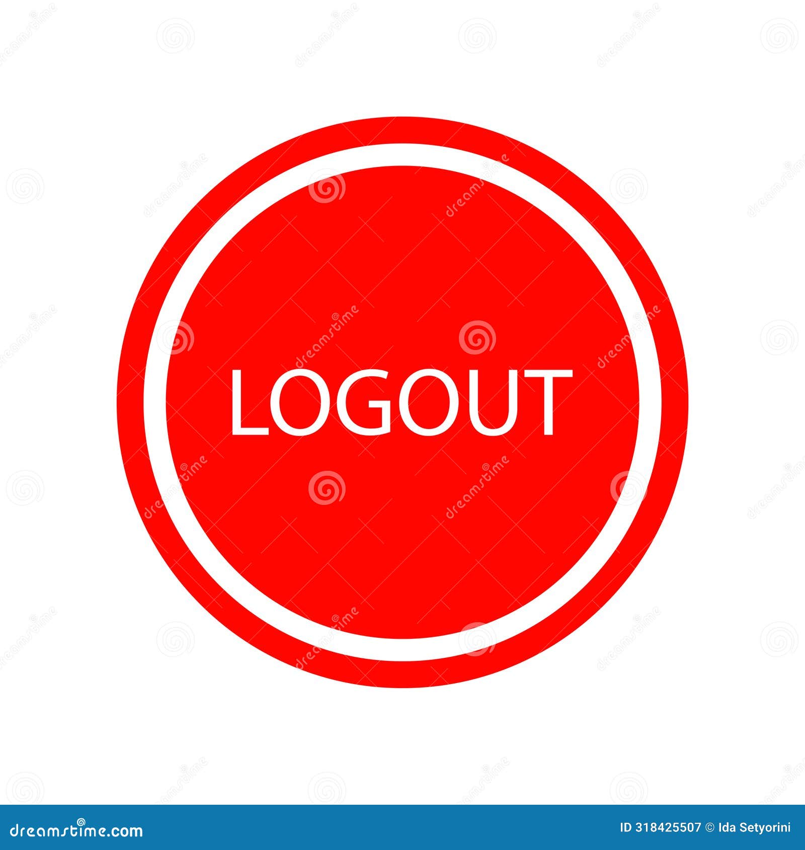 Computer icon logout stock illustration. Illustration of website ...
