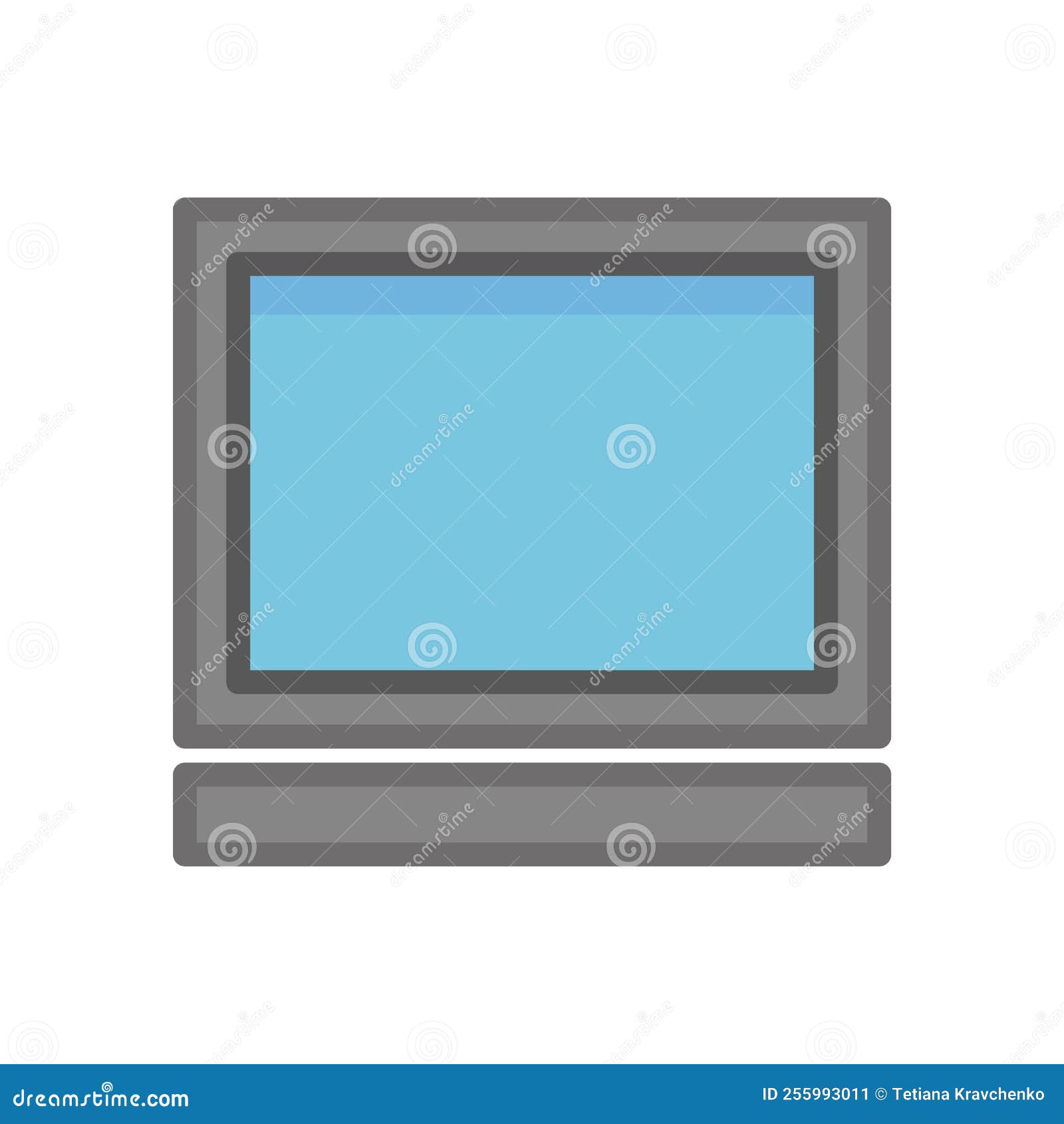 Computer Icon. Modern Technology Device Screen. Flat Pc Symbol. Vector ...