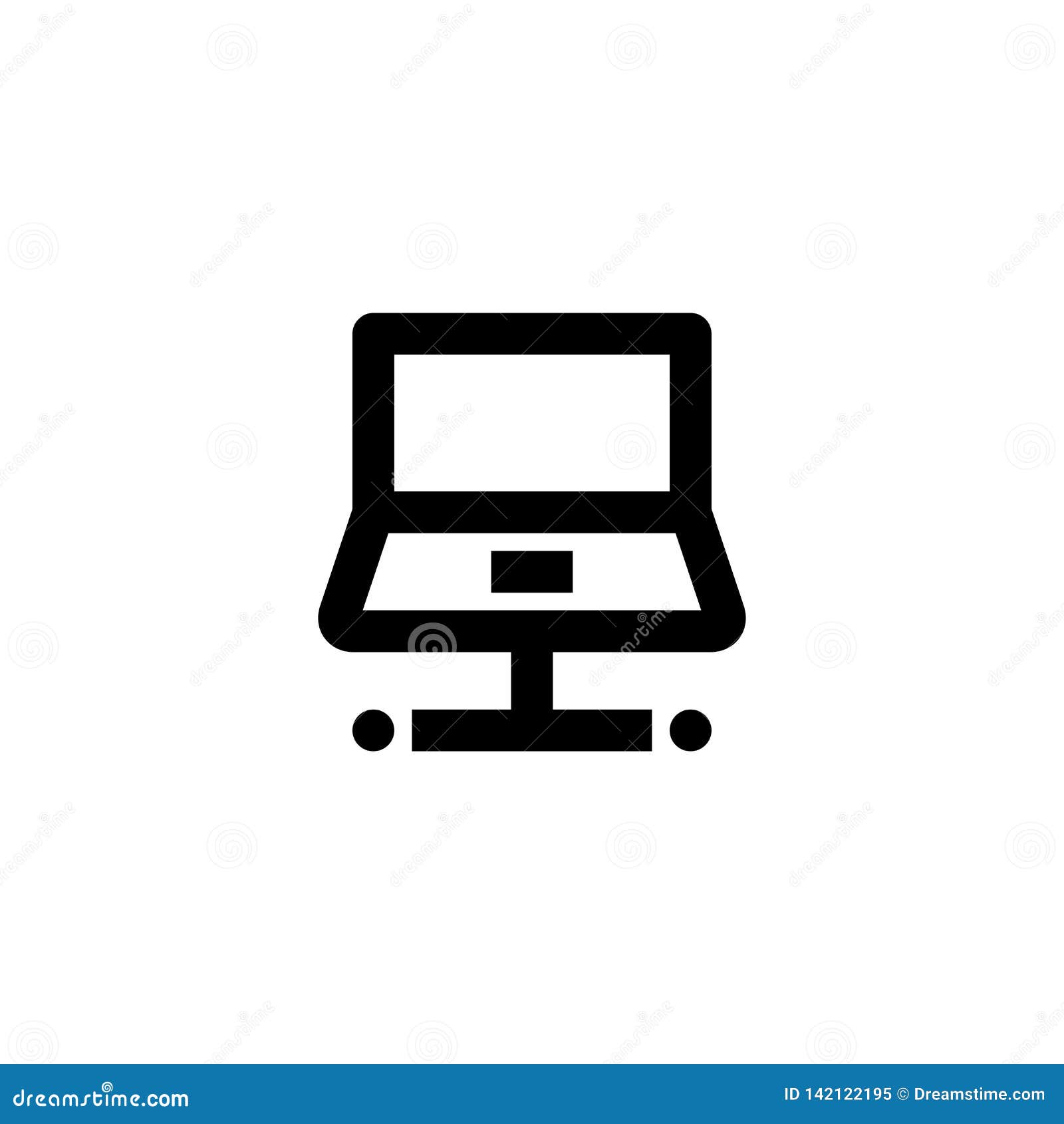 Computer Icon. Pc Sign. Logo Branding Stock Illustration - Illustration ...